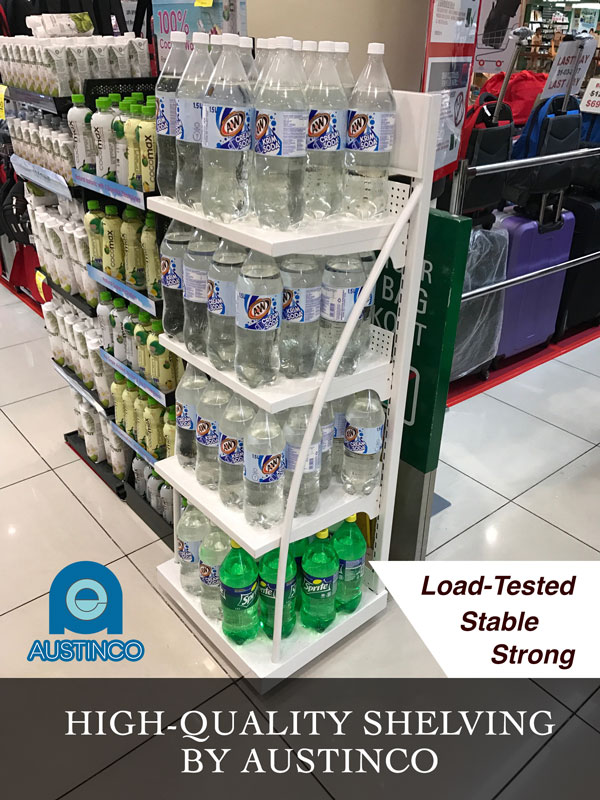 Display Standees, Impulse Shelf, Standalone Shelving for Retail Store ...